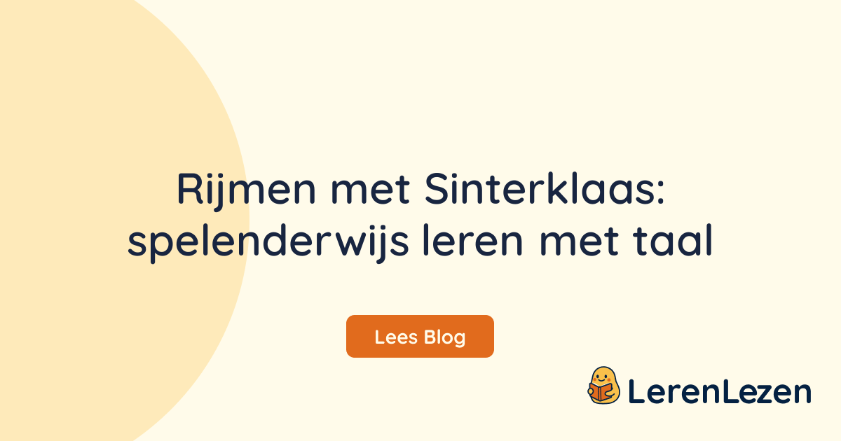 Rijmen met Sinterklaas: spelenderwijs leren met taal | LerenLezen